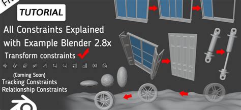 All Constraints Explained With An Example Blender X Blendernation
