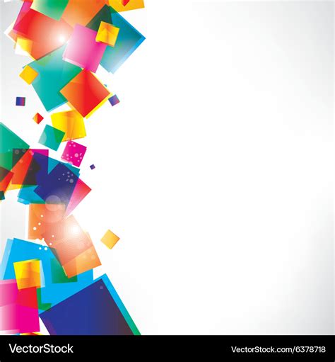 Abstract Background With Geometric Shapes Vector Image