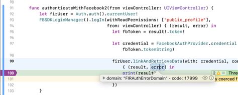 Firebase Authentications Error Code Seems To Be Broken After Upgrading To 540 · Issue 2522