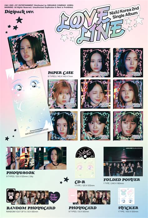 Niziu Korea 2nd Single Album『love Line』special Site