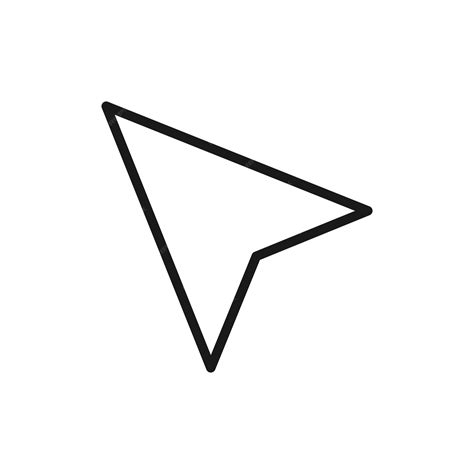 Premium Vector Cursor Outline Icon For Apps And Website Vector