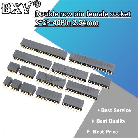 ซ็อกเก็ตเชื่อมต่อ แถวคู่ พิชตัวเมีย 254 มม 22p 3pin 4pin 5pin 6pin