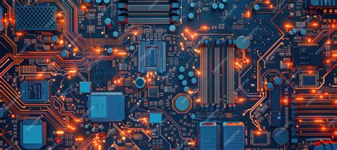 Premium Photo Computer Motherboard With Cpu Circuit Board System Chip