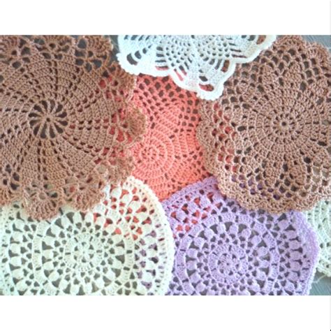 ดอยลี่ 4 5 นิ้ว ที่รองแก้ว งานถักโครเชต์ Shopee Thailand