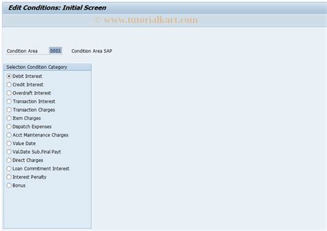 F Sap Tcode Edit General Conditions