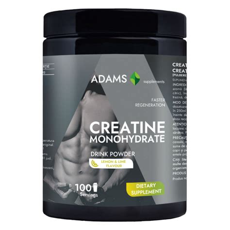 Creatine Monohydrate Lemon Twist Gr Adams