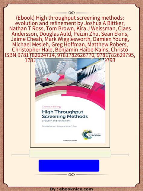Buy Ebook Ebook High Throughput Screening Methods Evolution And