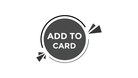 Add To Card Button Web Banner Templates Vector Illustration Vector Art At Vecteezy