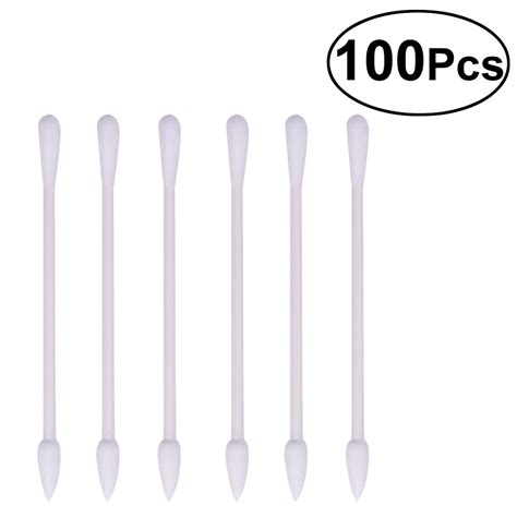 100pcs Sanitary Cosmetic Cotton Buds Double Head Cotton Swab Makeup