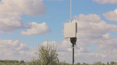 Strike Drone Signal Transmission Station Uav Control Device Ball Remote Control Stock Footage