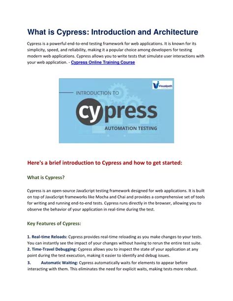 PPT Cypress Online Training Course Cypress Training PowerPoint Presentation ID