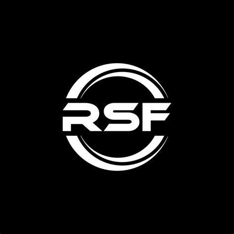 RSF Letter Logo Design In Illustration Vector Logo Calligraphy