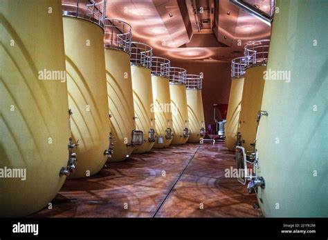 Monterosola Modern Wine Production In Italy Concrete Tanks For Wine