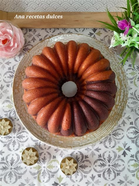 Bundt Cake Marmolado De Vainilla Y Chocolate Ana Recetas Dulces