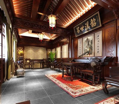 家庭中式别墅装修图片装信通网效果图