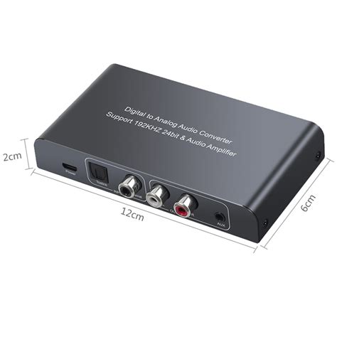 LiNKFOR Digital Zu Analog Audio Konverter Mit IR D Vicedeal