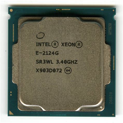 Yahooオークション Intel Xeon E 2124g Sr3wl 中古