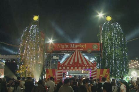 Tanyag Na Christmas Night Market Muling Binuksan Abs Cbn News