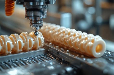 Advanced Cnc Milling Machine With Ball Endmill Tool For Precision Pla Stock Illustration