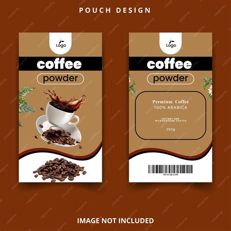 Desenho De Sacos De Café E Açúcar Ou Desenho De Rótulos De Embalagem