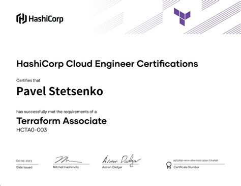 Pavel S On Linkedin Hashicorp Terraform Certification Grateful