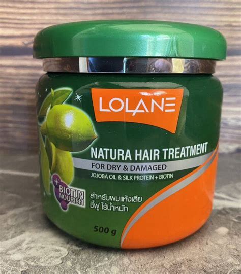 Lolane โลแลน 500 G เนทูร่า ทรีทเม้นท์ สูตรสำหรับผมแห้งเสีย ครีมบำรุงผม