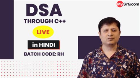 DSA Through C LIVE Class Batch