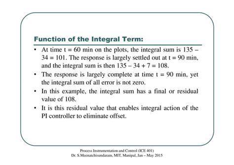 Class 20 Effect Of Kp Ki And Kd And Pid Control Mode Ppt