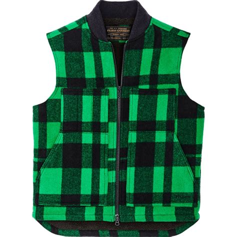 Filson Lined Mackinaw Wool Work Vest Mens Clothing