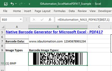 Microsoft Excel Pdf Barcode Generator