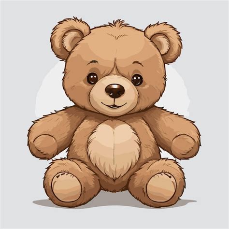 Premium Vector Teddy Bear Drawing Vector