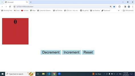 24 Creating A Simple Counter App With Javascript 2 Youtube