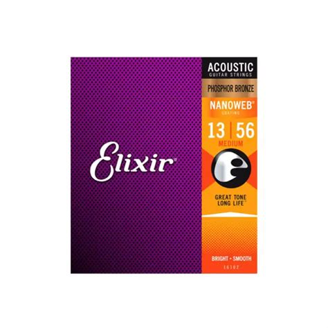 Elixir Cuerdas Para Guitarra Acustica Elixir 16102