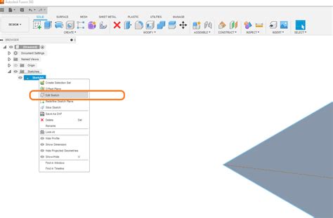 Fusion 360 Not Showing Edit Function Fusion 360 CAD Langmuir