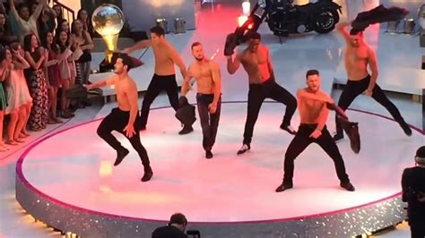 Dwts Sexy Male Revue Live Pros Val Arden And All Male Dwts Dancers Live Youtube