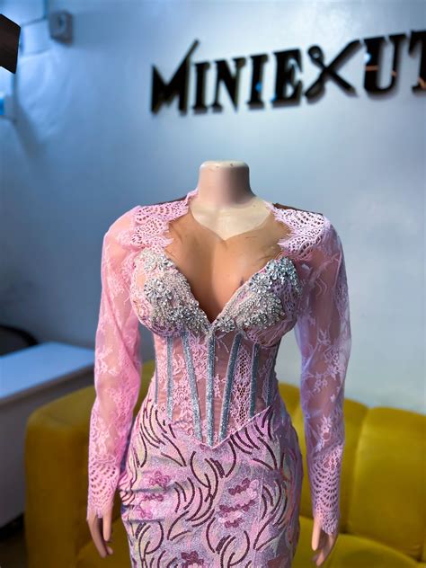 Pink Corset Dresspink Long Dress By Miniekut Designs Long Dresses