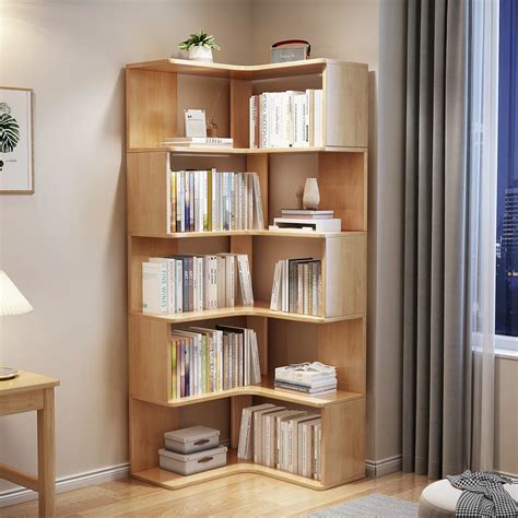Corner Bookshelf