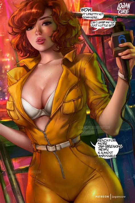 April O Neil Teenage Mutant Ninja Turtles Drawn By Logan Cure Danbooru