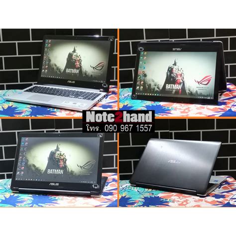 โนตบคมอสอง ASUS Core i5 4210U หนาจอทชสกรน 15 6FHD แรม8 HDD1TB การดจอ 4400 วนโดวแท