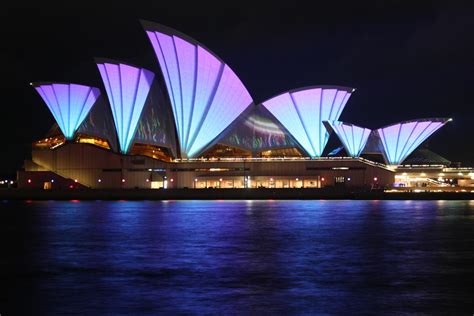 Sydney City And Suburbs Sydney Opera House Vivid Sydney Lighting