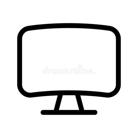 Lcd Icon Vector Symbol Design Illustration Stock Vector Illustration