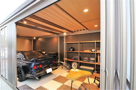 愛車を守るおしゃれでかっこいいガレージ取付工事｜各務原市 外構･エクステリア･造園は庭づくり専門店【愛知県扶桑町】池之上造園へ