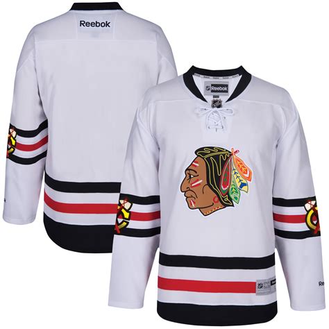 Reebok Chicago Blackhawks 2017 Winter Classic Premier Blank Jersey