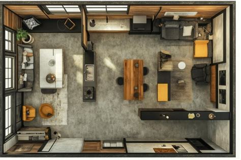 Openconcept Contemporary Loft Design Premium Ai Generated Image