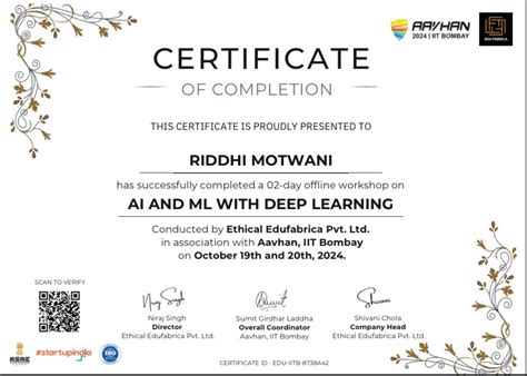 Iitb Workshop Aiml Deeplearning Riddhi Motwani
