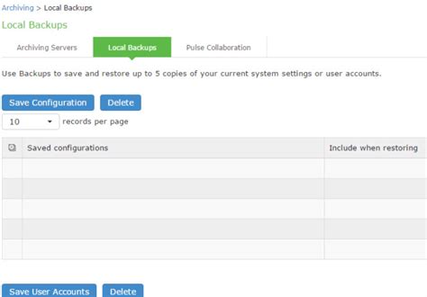 Configuration File Administration