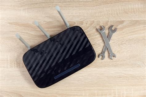 Premium Photo Internet Problems Wifi Router Repair Concept Wifi