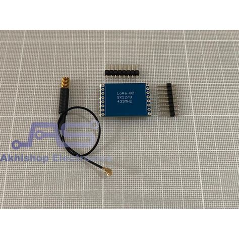 Jual Lora Ra 02 Sx1278 Wireless Long Range 433mhz Spi Include Antenna