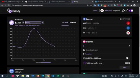 Finance App Codesandbox