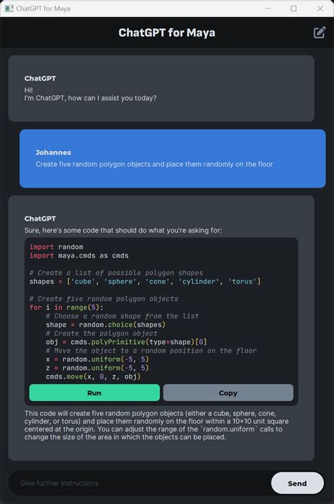 Chatgpt For Maya